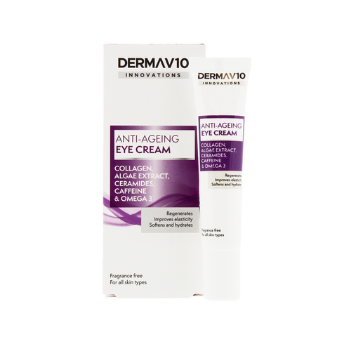 Derma V10 Anti-Ageing Eye Cream 15ml – Glow Vault